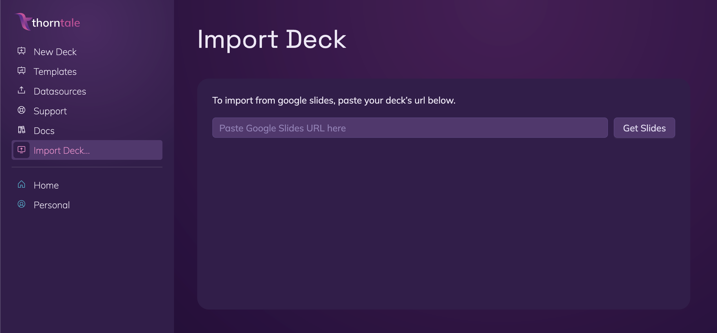 Import from Google Slides | Thorntale Blog