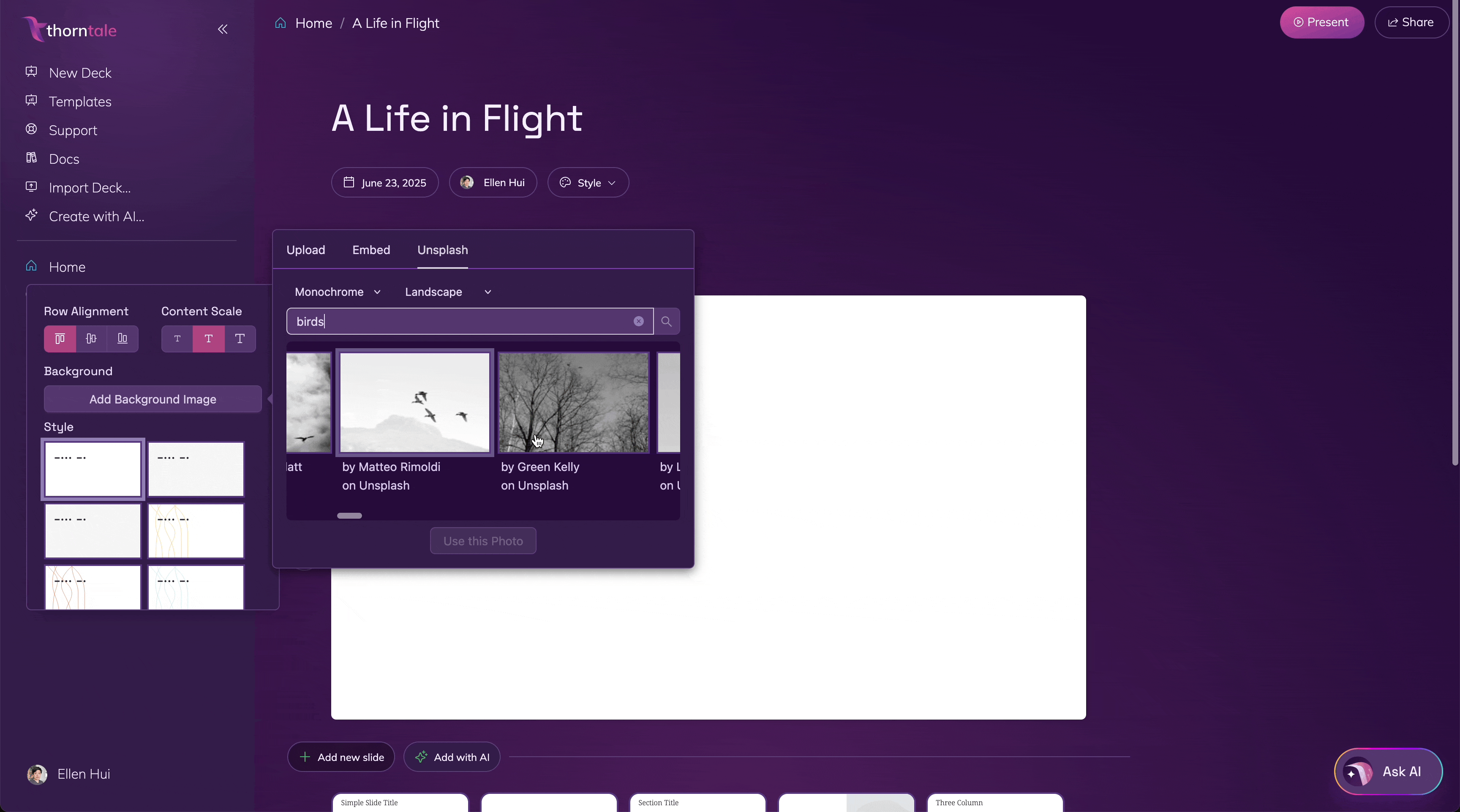 Make a Splash with Background Images | Thorntale Blog
